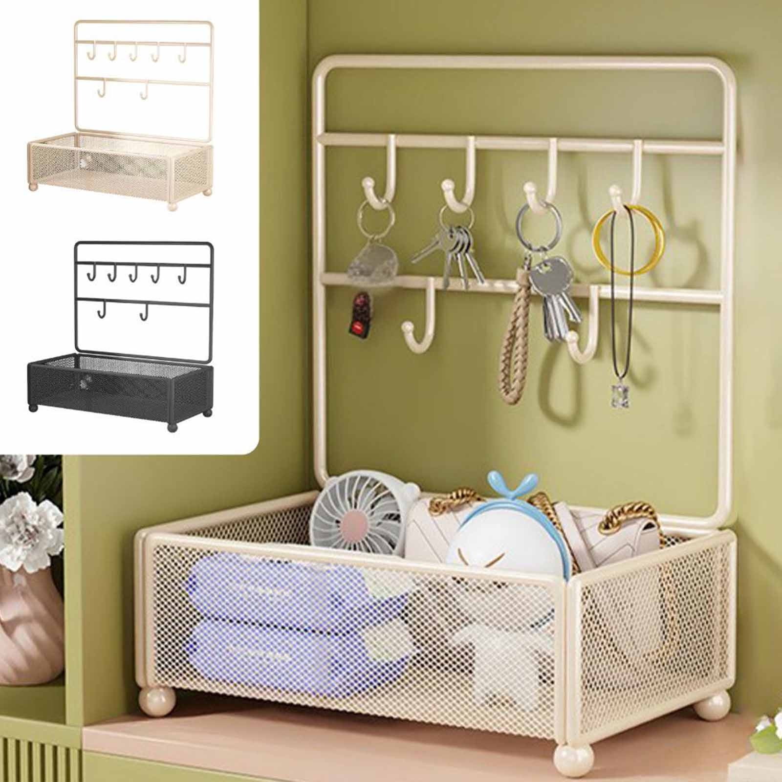 XGFHYJEH Tabletop Storage Shelf, Tabletop Storage Rack, Freestanding ...