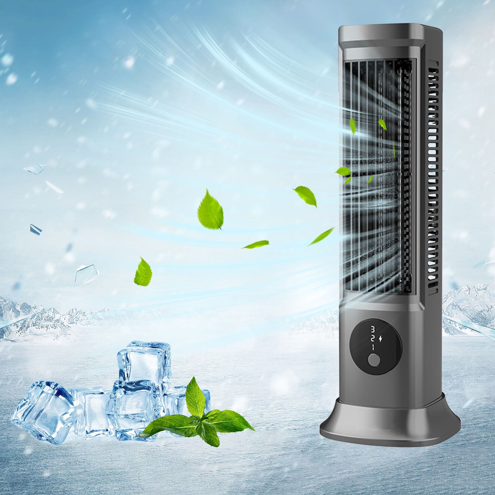XGFHYJEH Tower Fan, Bladeless Tower Fan, Small Floor Fan, Personal ...