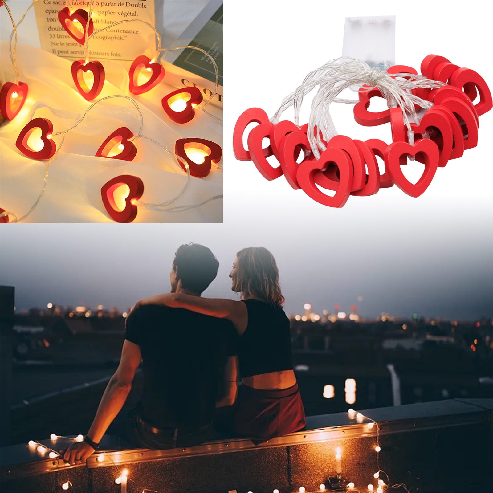 XGFHYJEH Valentines Day Lights, Valentines Day Decorations Lights ...