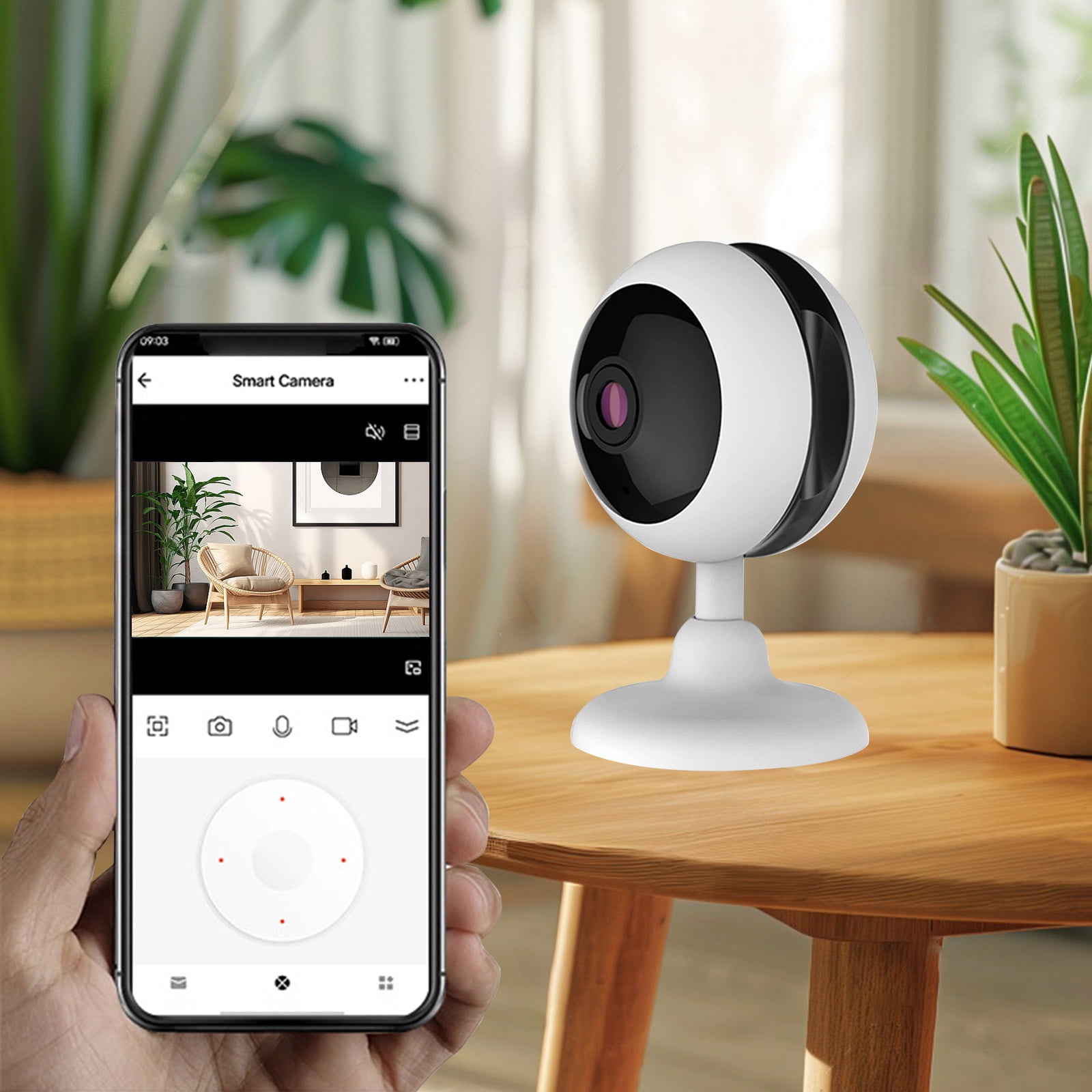 XGFHYJEH Wireless Cameras for Home Security, Indoor Outdoor Smart WiFi ...