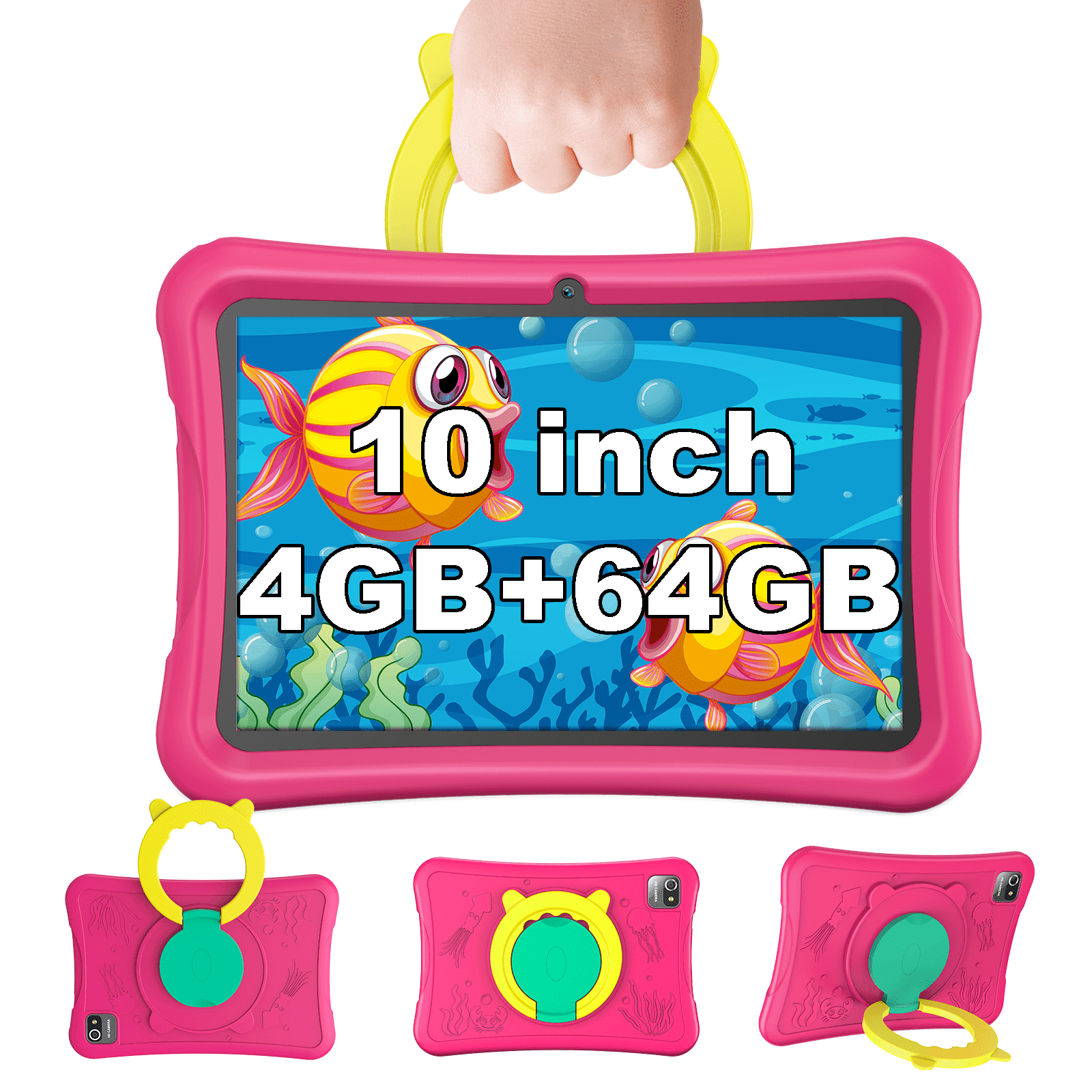XGODY 10.1'' Kid's Android 11.0 Tablet, 4GB RAM, 64GB ROM, 6000mAh ...