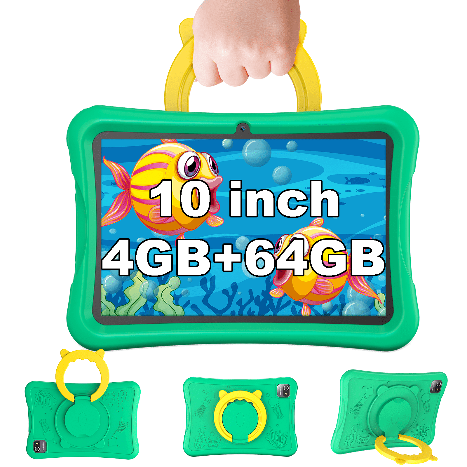 XGODY 10.1 Inch Kids Tablet, Android 11.0, 4GB RAM 64GB ROM, WiFi ...