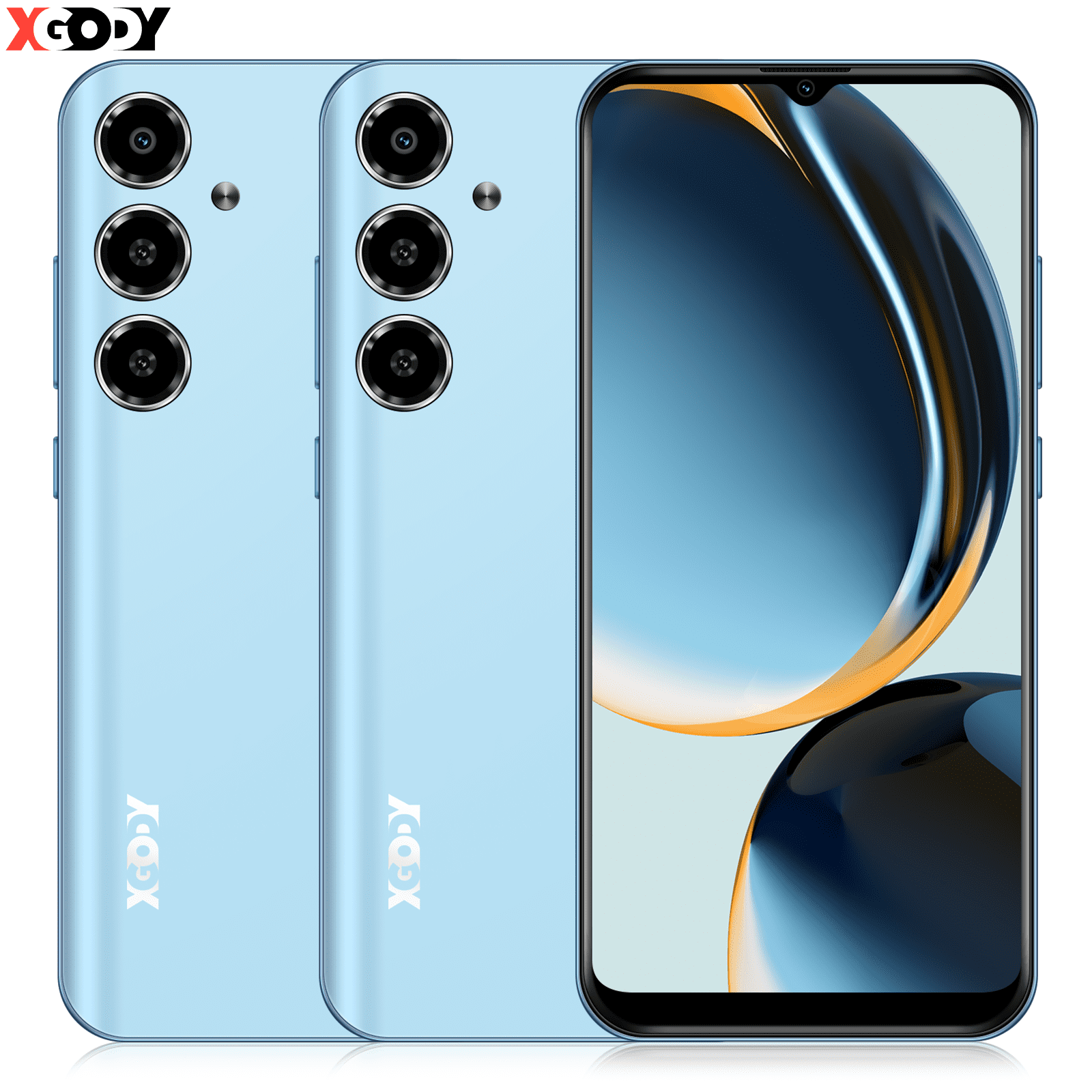 XGODY 4G Unlocked Android Phone, 64GB,6.5" Unlocked Cellphones,4500mAh ...