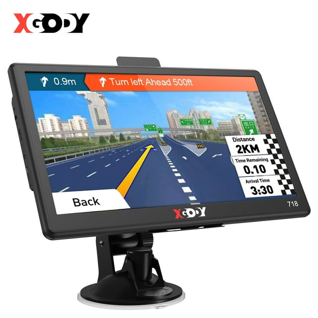 XGODY 7 inch Semi Truck GPS Navigation with Real Voice Guidance, Speed ...