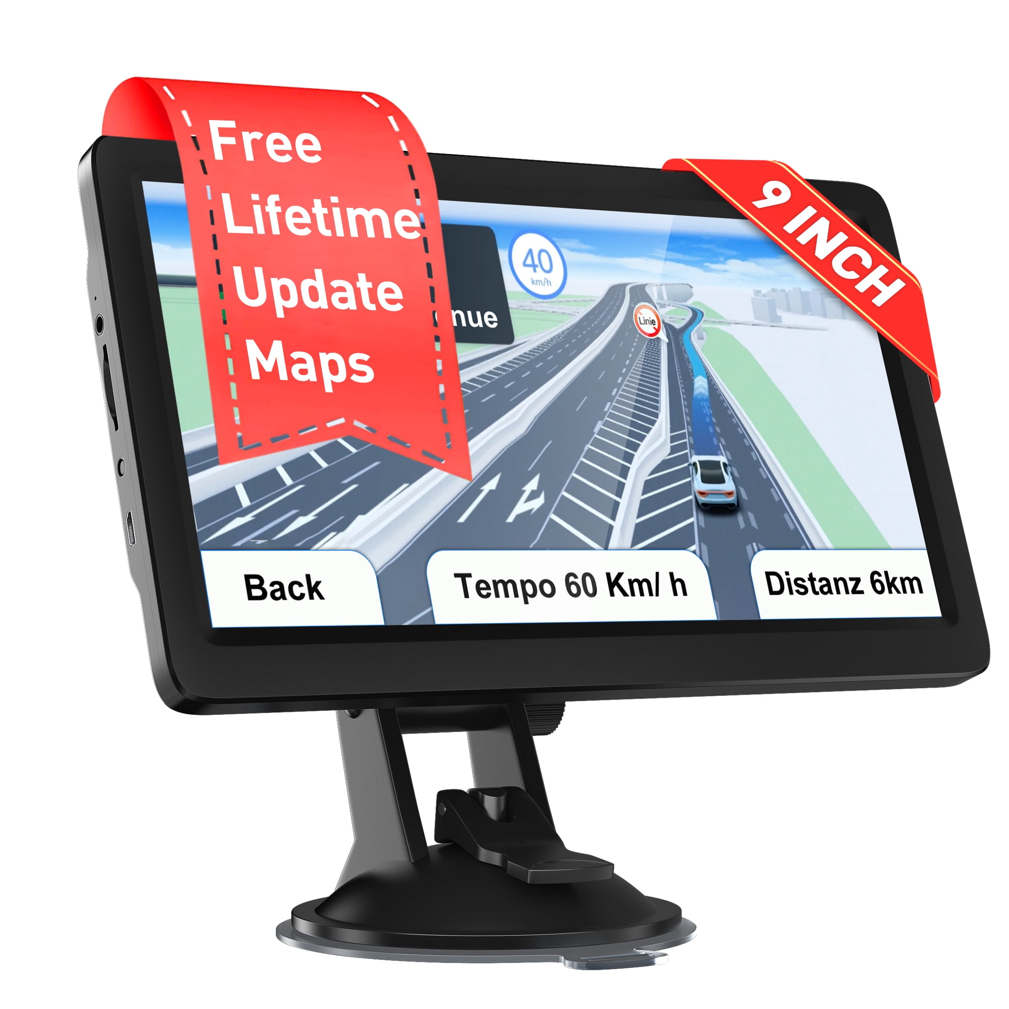 XGODY 9'' Touchscreen 8G 256M Car GPS Navigator with Voice Guidance ...