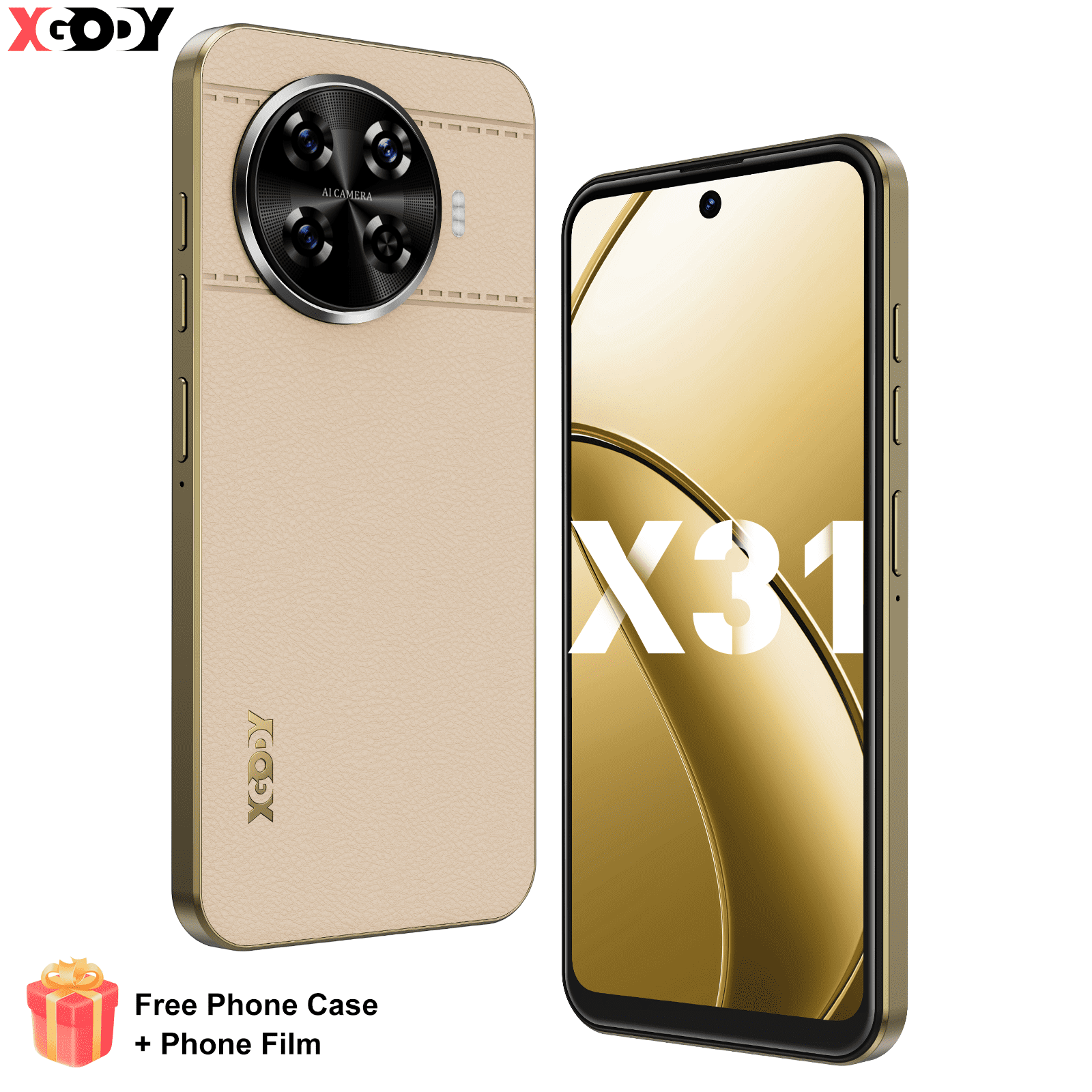 "XGODY X18 Android Phone | T-Mobile Unlocked | 6.3"" Display | 8MP+5MP ...