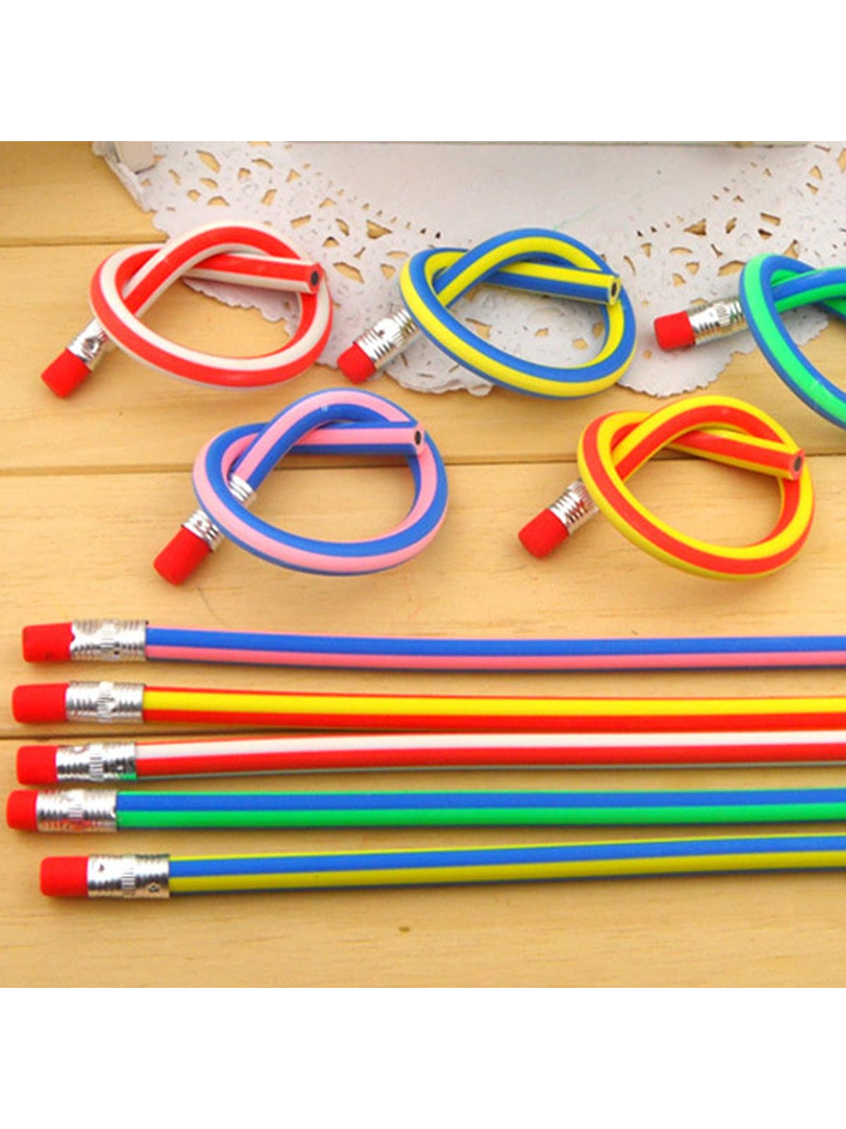 XGUANGZHP 12pcs Flexible Bendy Pencils For Learning Toy Party Gift ...