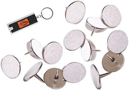 XGXReflective Tacks (100 Pack) Trail Marking Tacks, Glow Tacks, Hiking ...