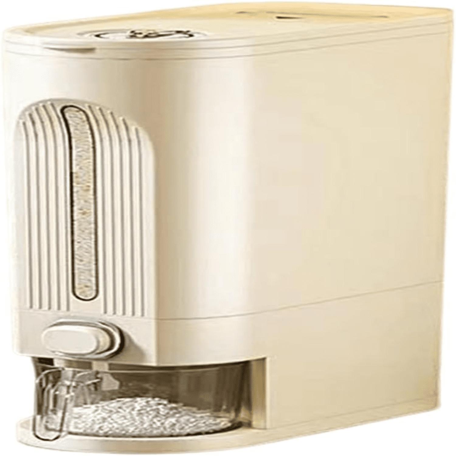 XGZFP1 Large Capacity Airtight Clear Rice Dispenser with Measuring Cup ...
