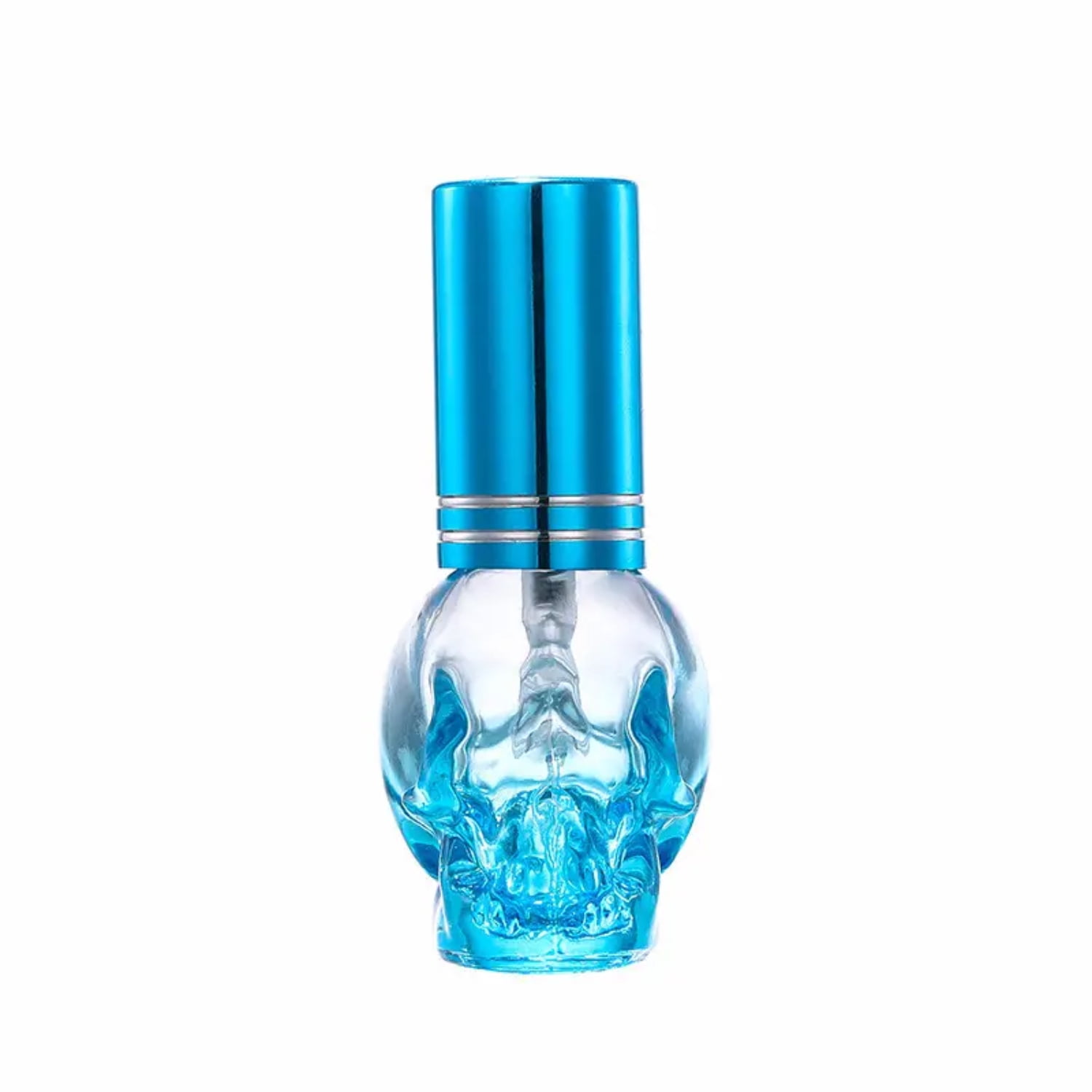 XGZHP Enchanting and unique artisan glass skull-shaped perfume holder ...