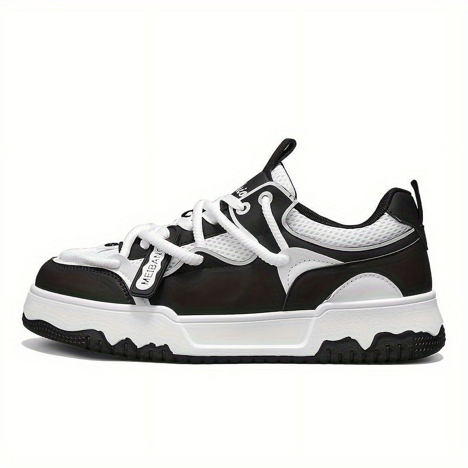 XGZHP2 Trendy Men‘s Lace Up Platform Skateboard Shoes for All Seasons ...