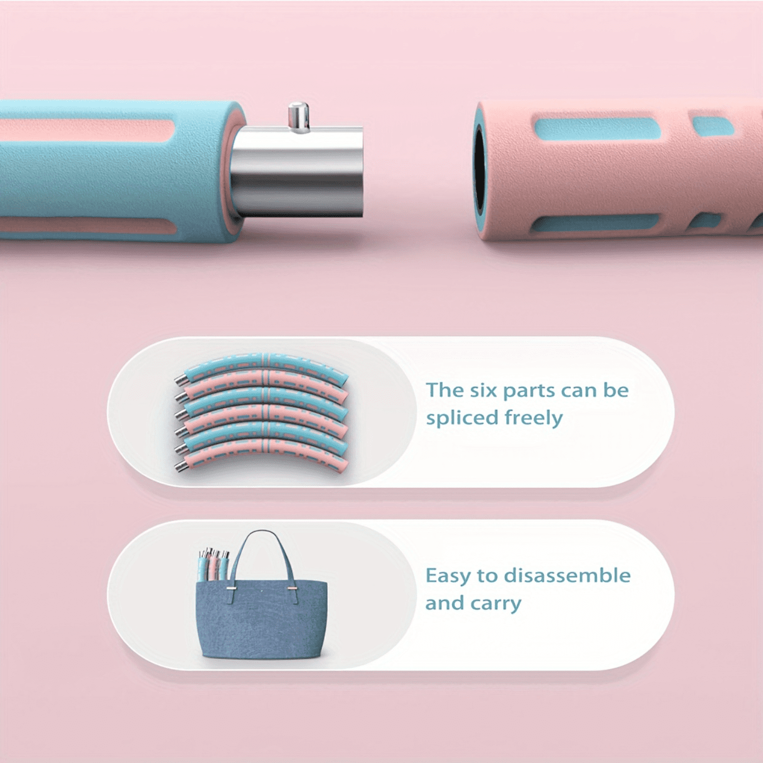 XGZHP3 Stay Fit and Active with this 1pc Stainless Steel Foam Fitness ...