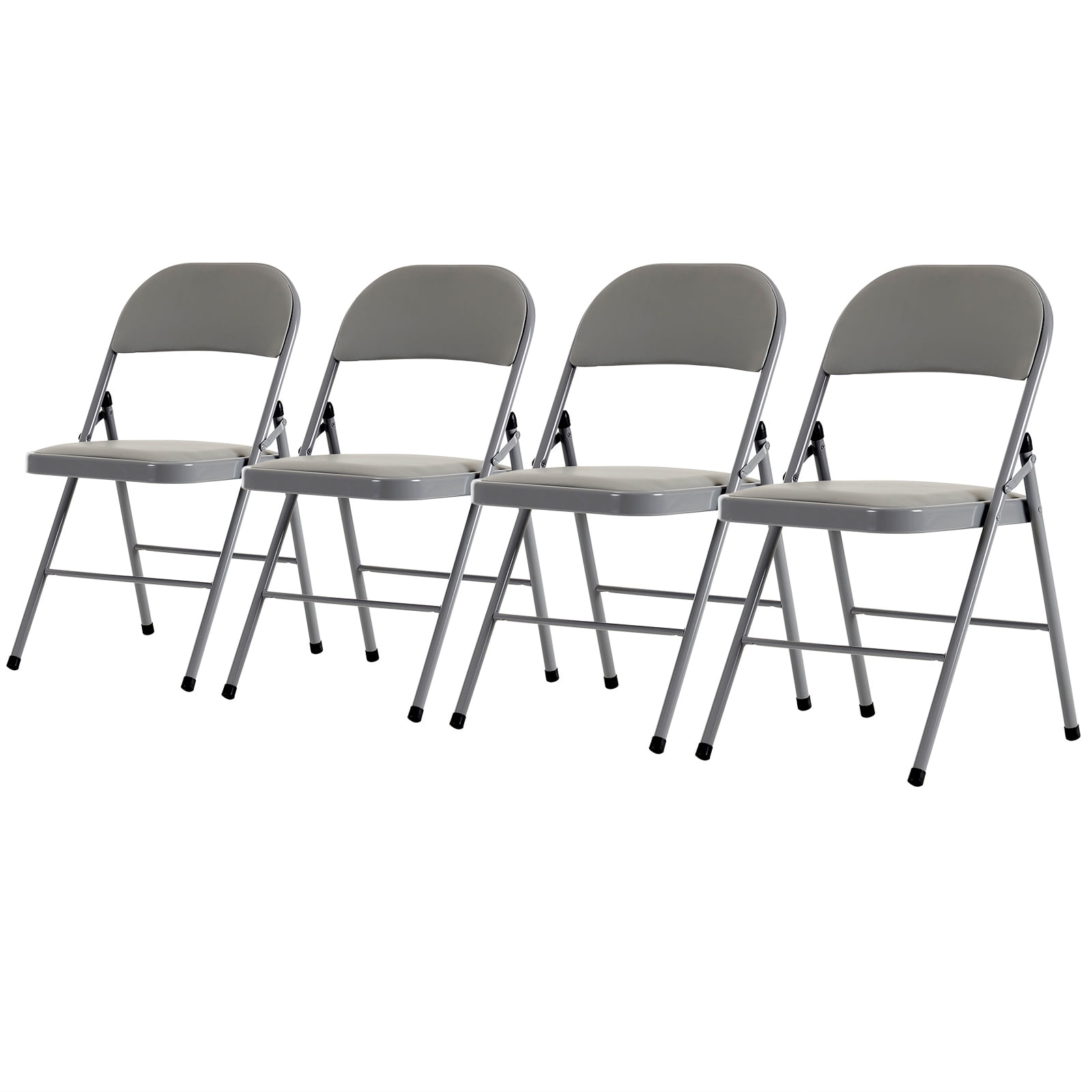 XGeek 4Pcs Elegant Foldable PVC Chairs for Convention and Exhibition ...