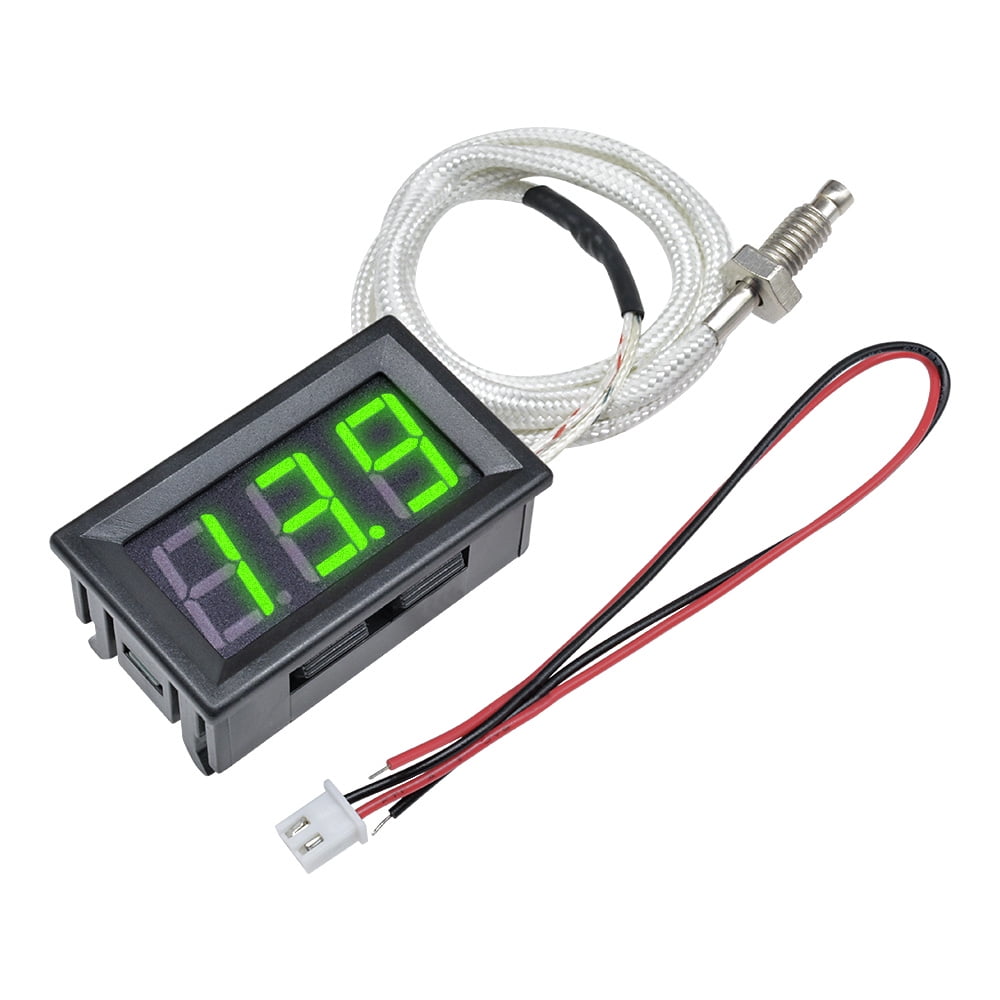 XH-B310 LED Digital Thermometer 12V K-type M6 Thermocouple Temperature ...