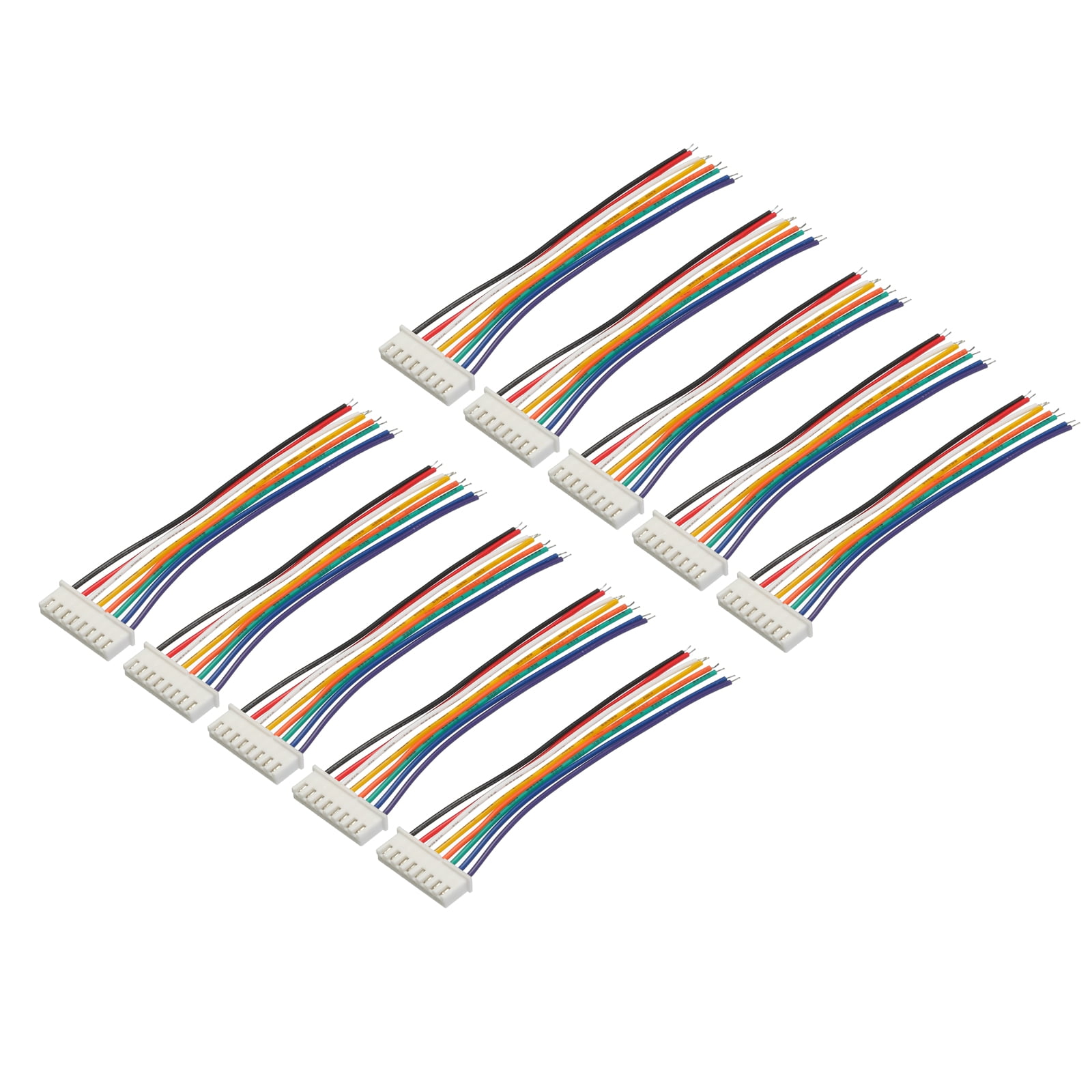 XH Connector 2.54 mm Pitch 8pin Female Connector Plug with Wire Cable ...