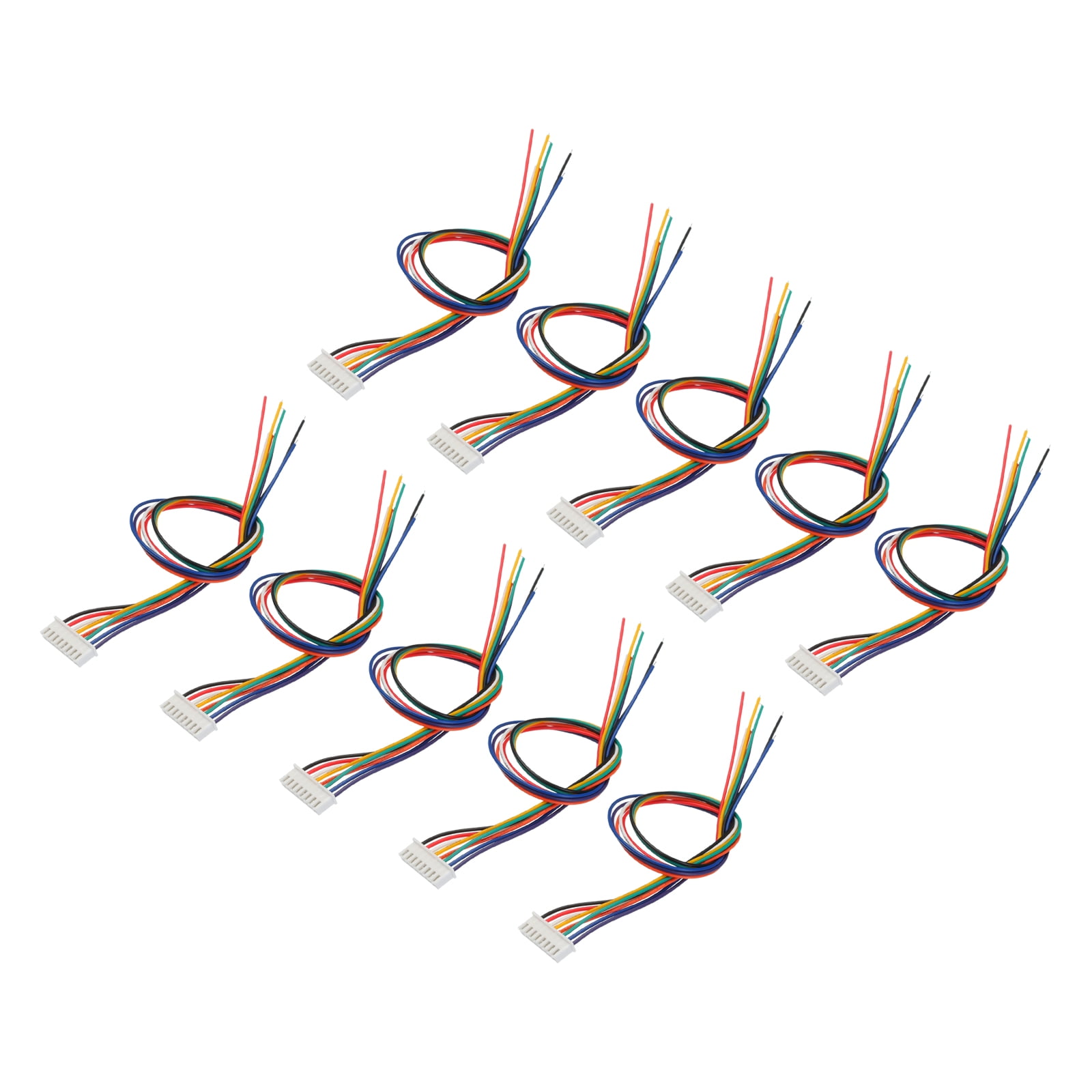 XH Connector 2.54 mm Pitch 8pin Female Connector Plug with Wire Cable ...