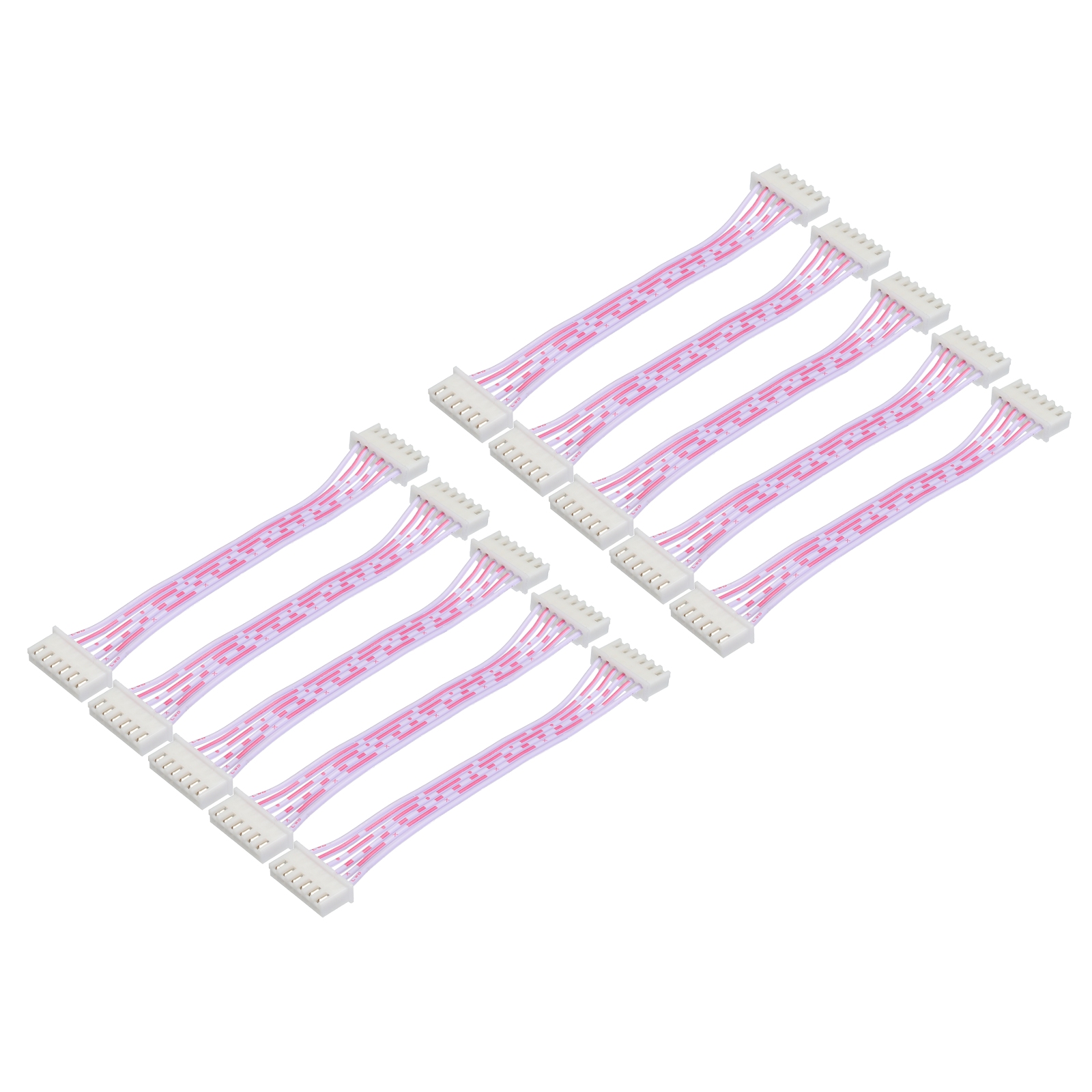 XH Connector 2.54 mm Pitch Female Adapter Cable Jumper Wire 6pin Double ...