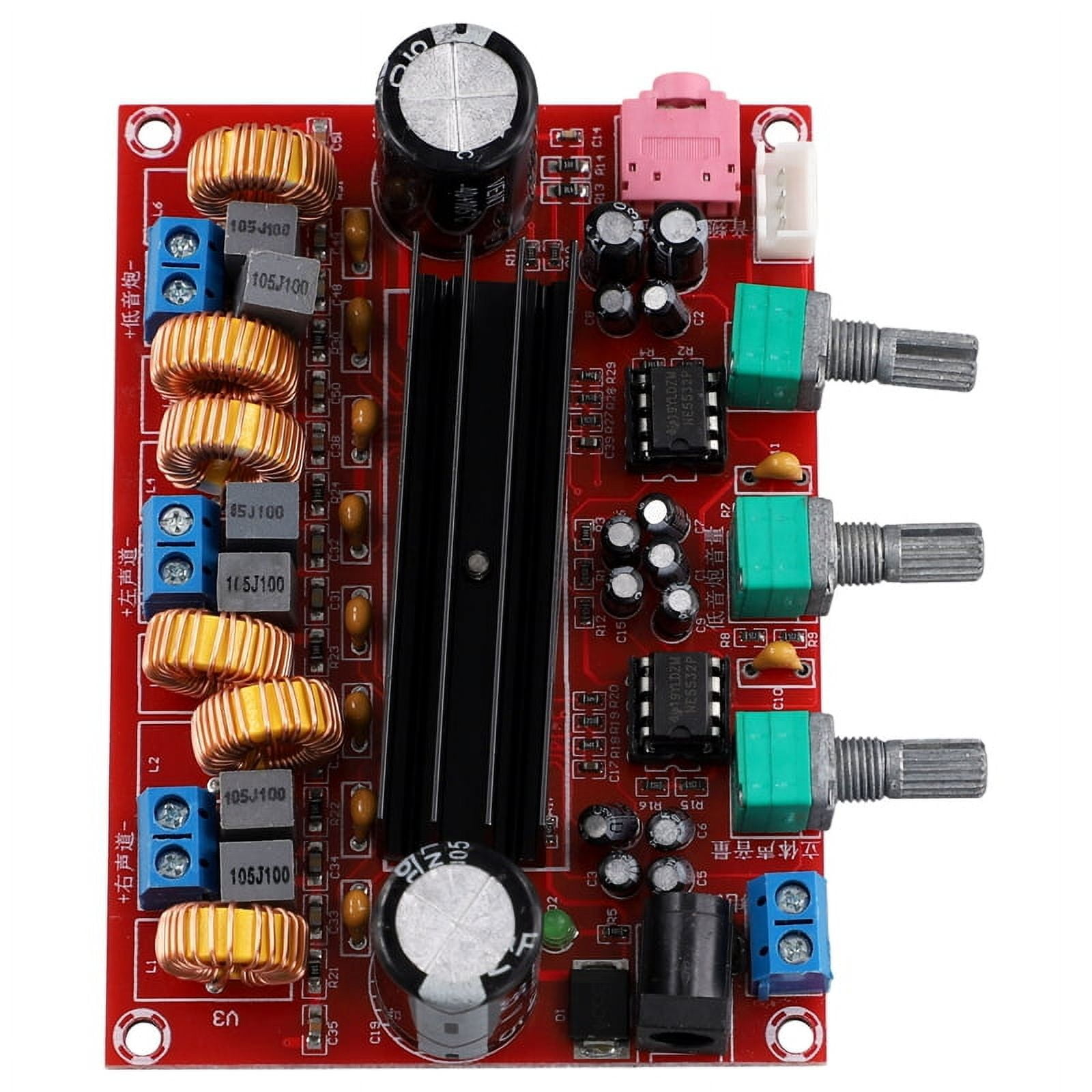 XH-M139 Audio Amplifier Board 2x50W+100W 2.1 Channel Amplifier Modules ...