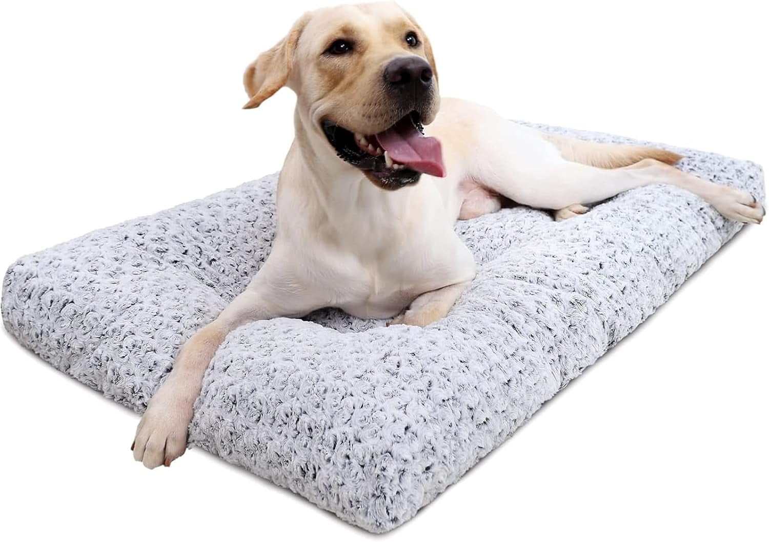 XH Washable Dog Bed Deluxe Plush Dog Crate Beds Comfy Kennel Pad Anti ...