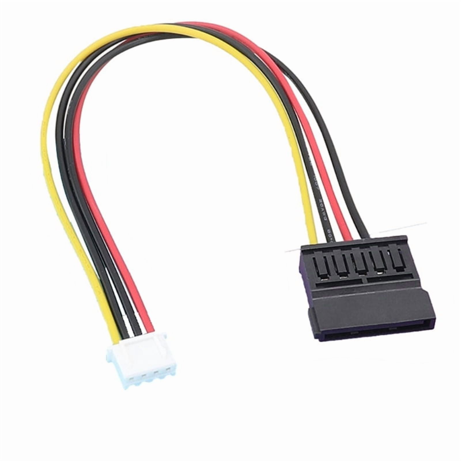 XH2.5mm To SATA Power Cable SATA 15pin Female to 4pin Female Power ...