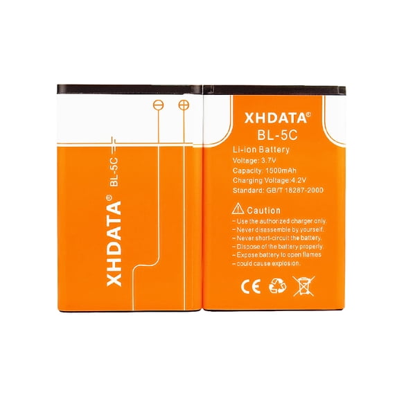 XHDATA, Rechargeable Battery, BL-5C 1500mAh, for Nokia and more ...