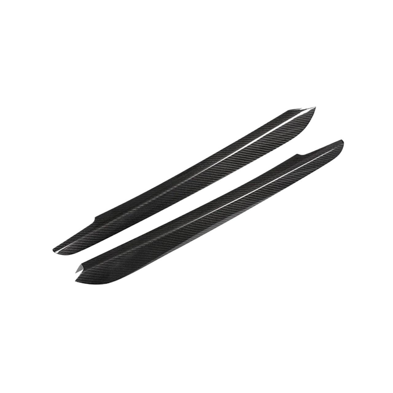 XHHTING 1Pair Car Interior Carbon Fiber Center Console Gear Shift Panel ...