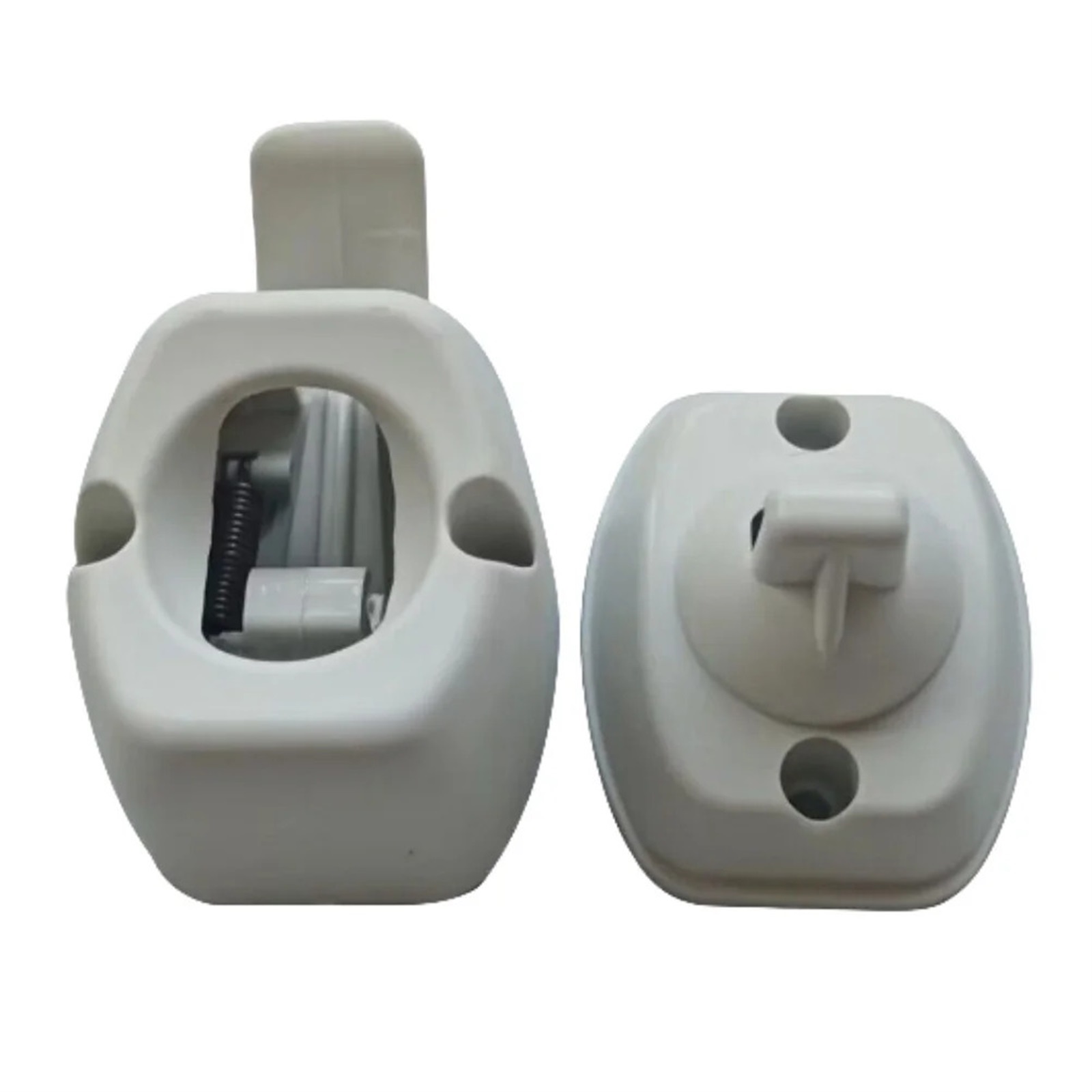 XHHTING 1Set Door Catch Latch, White Plastic, Stop Entry, for Coachman ...