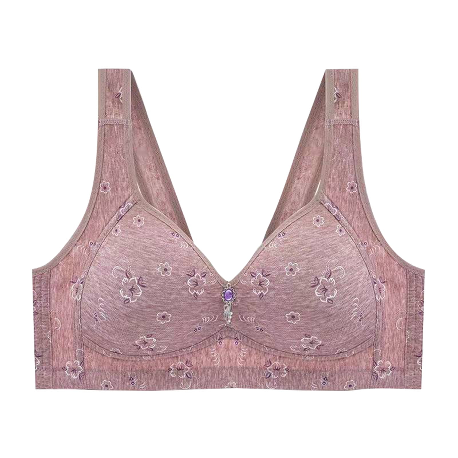 XHJUN Women's Bras No Underwire Deep V Neck Bra Convertible Push Up Low ...