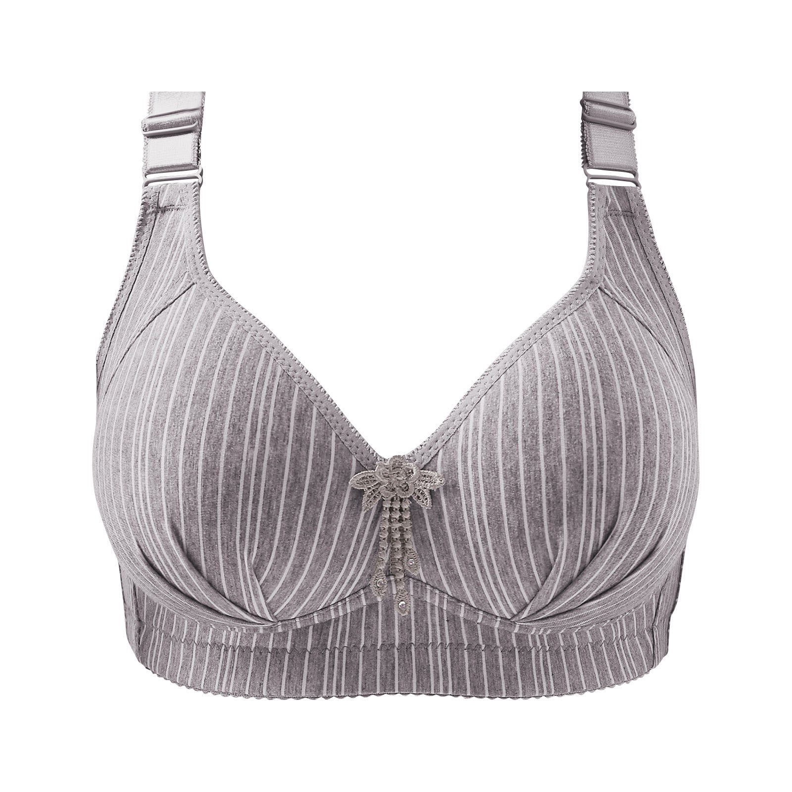 XHJUN Women's Bras No Wire Women's Push Up Wireless Bra Padded T Shirt ...