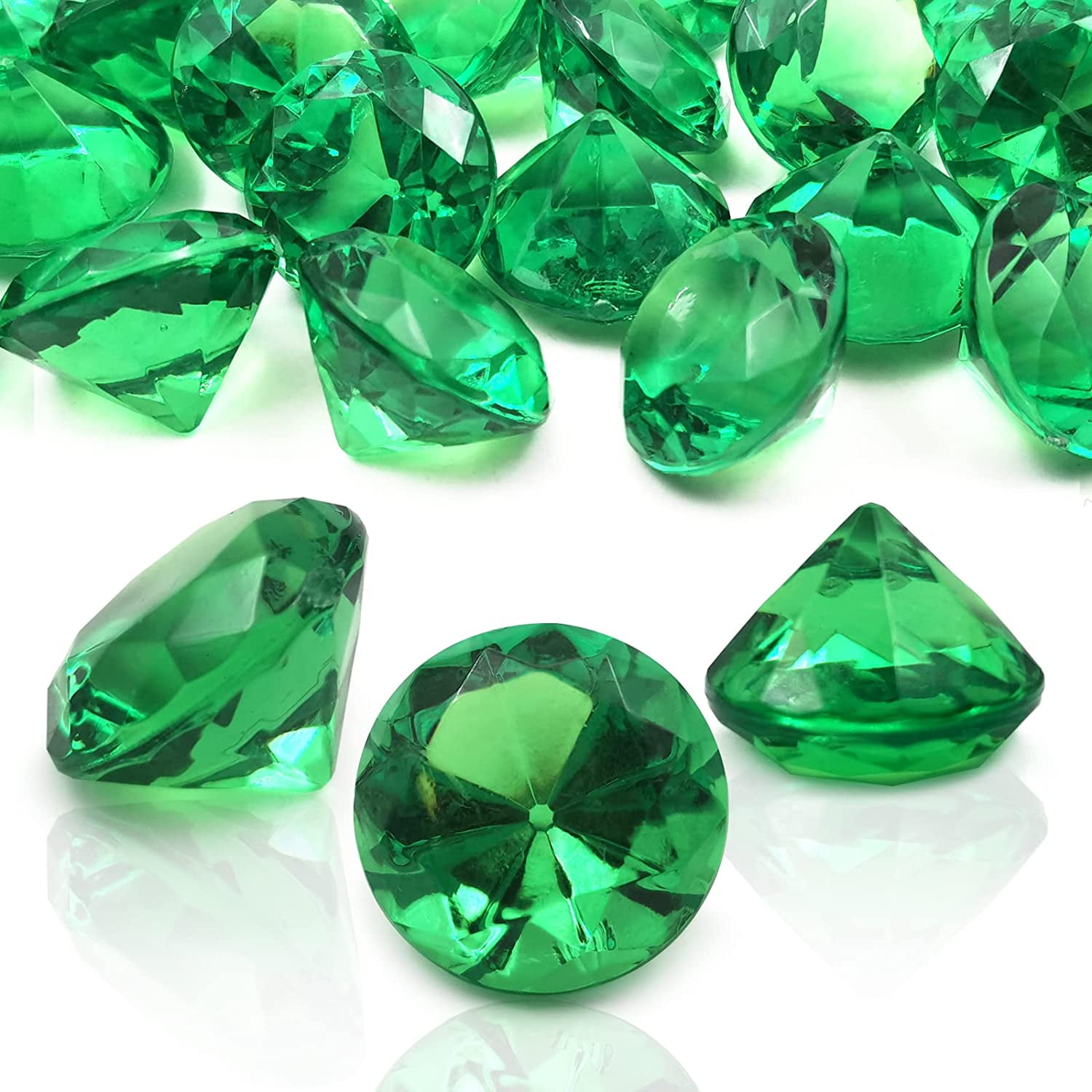 XHKDSYMC 100Pcs Clear Acrylic Diamonds 25mm Wedding Table Scatters ...