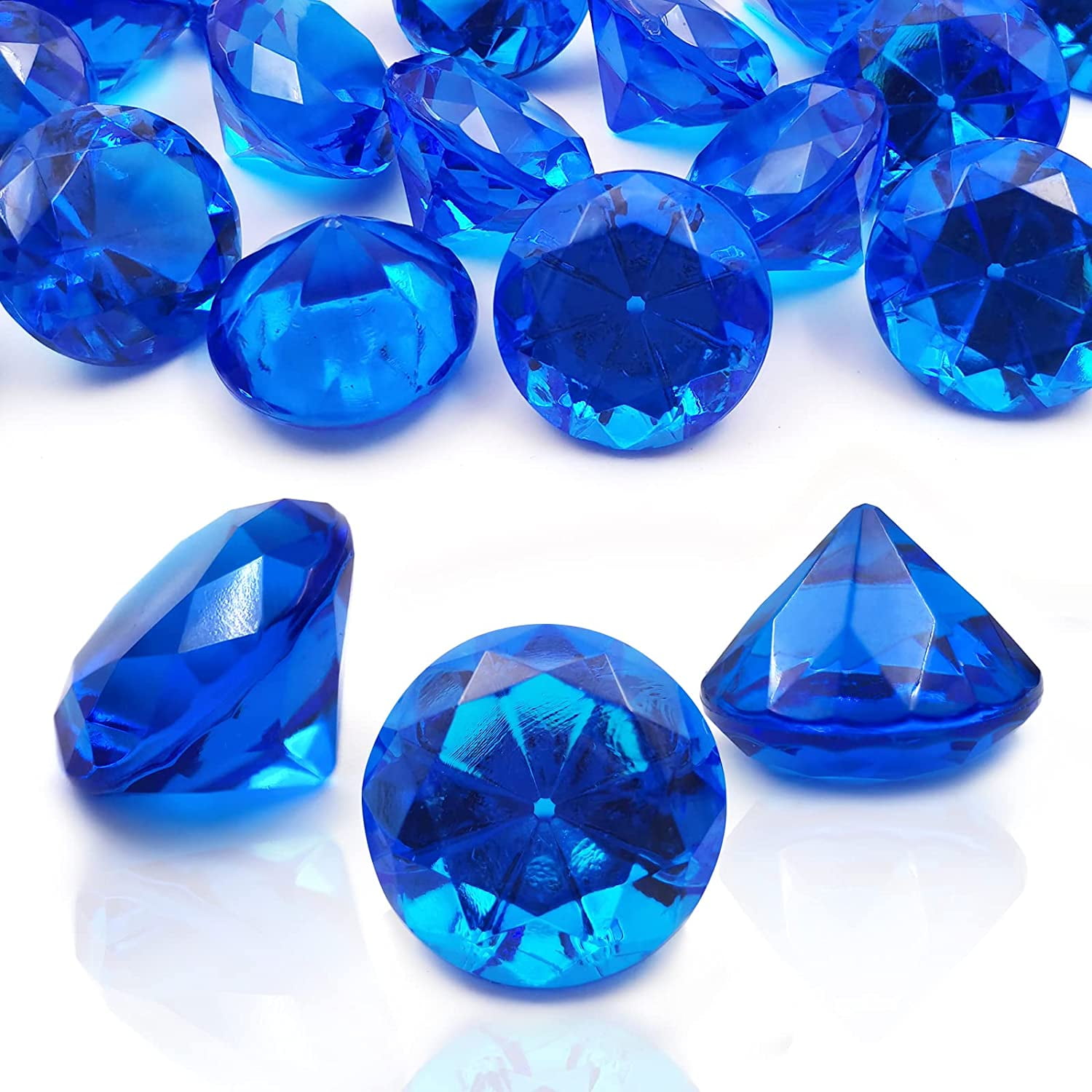 XHKDSYMC 100Pcs Clear Acrylic Diamonds 25mm Wedding Table Scatters ...