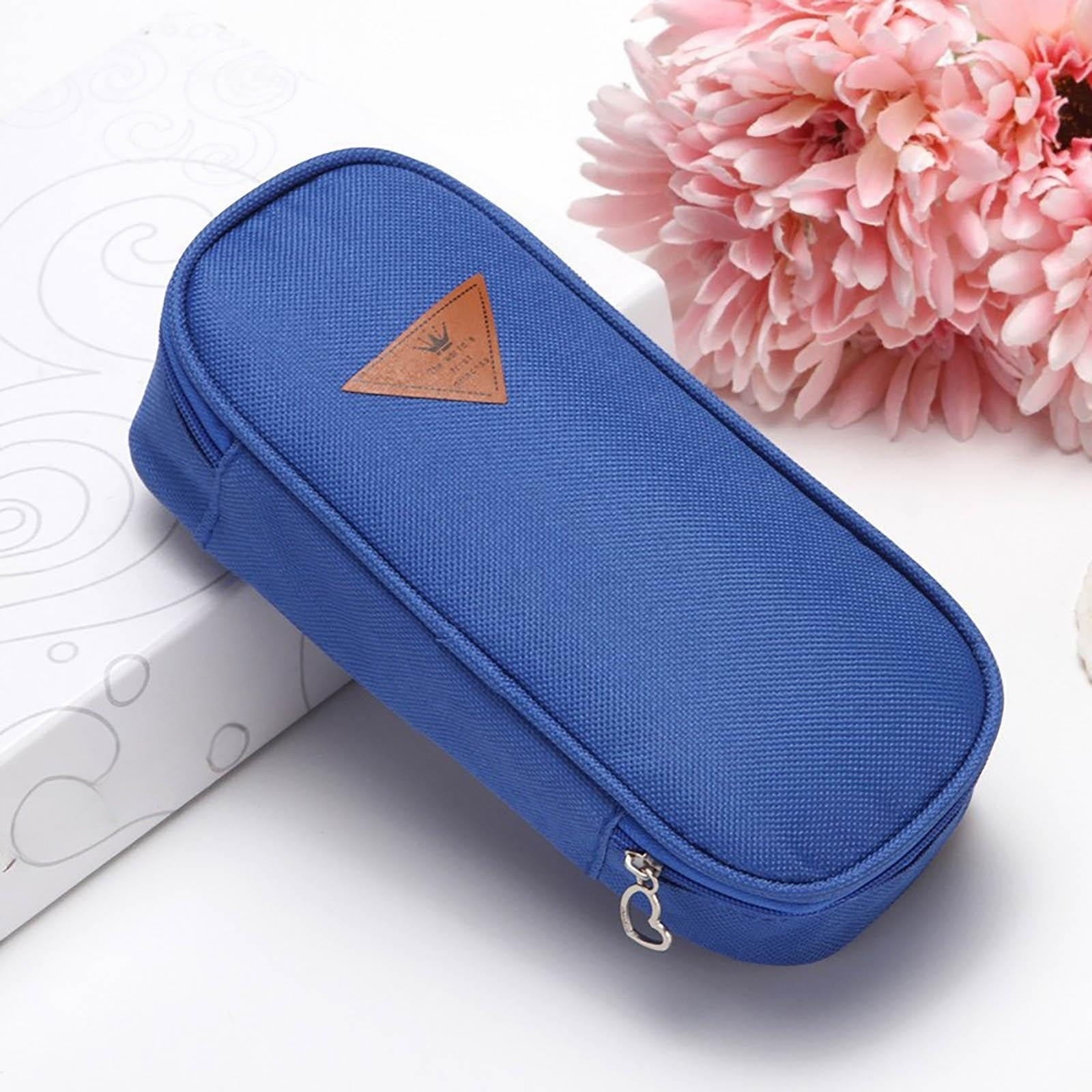 XHLQCBL Pen Bags, Translucent Frosted Stationery Box Pencil Case ...