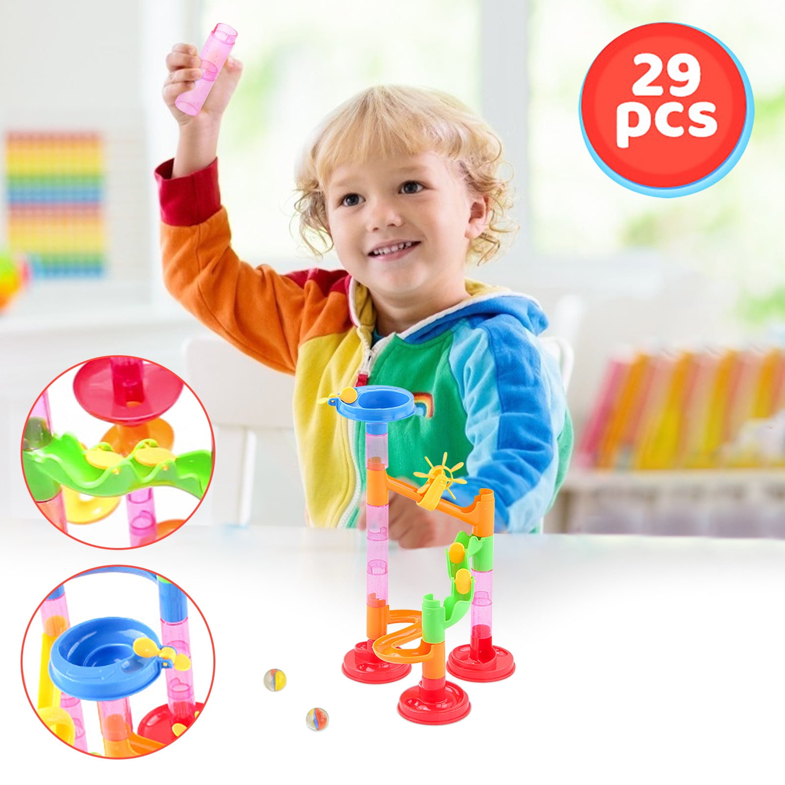 XHLQCBL Toy,Early Childhood Education Ball Ball Inserting Track Slide ...