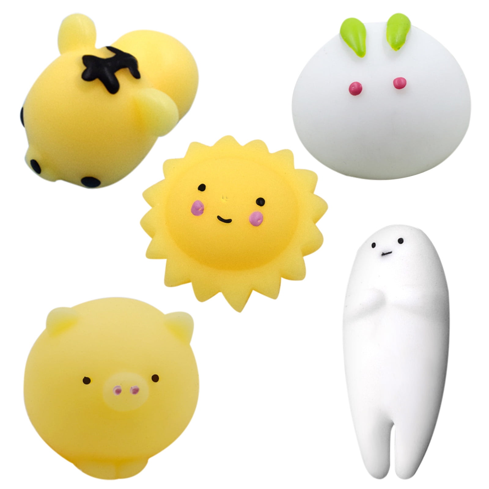 XHLQCBL Toys,5Pack Cute Toys Stress Relief Set Slow Rising Fidget Toys ...