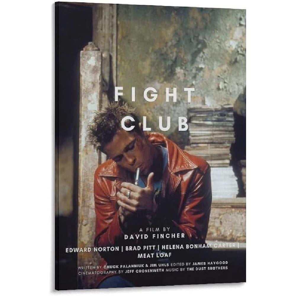 XHUOPSKQM Fight Club Classic Movie Canvas Poster (31) Painting On ...