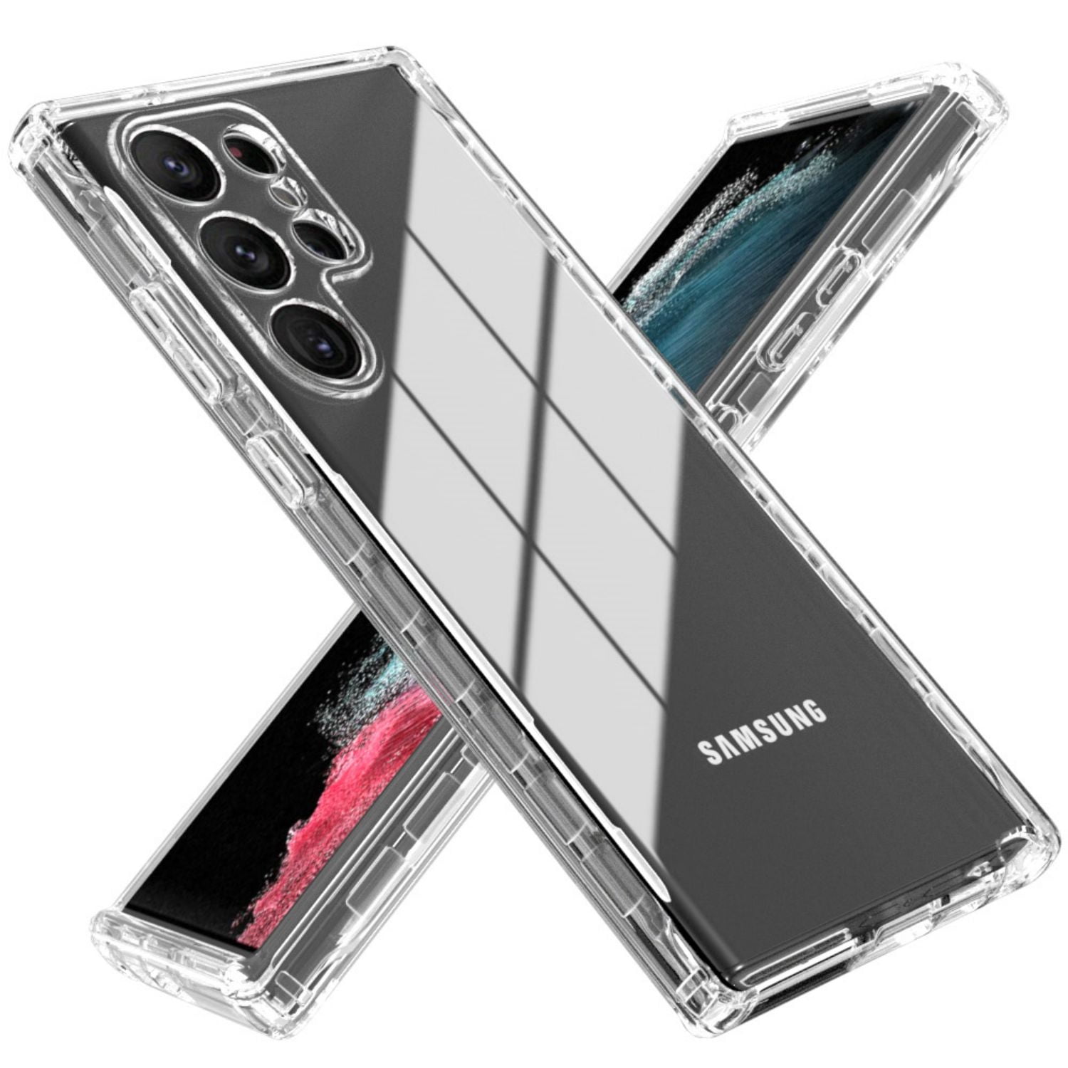 Samsung Galaxy S23 Ultra Shockproof Case, Anti-Scratch, Non-Yellowing ...