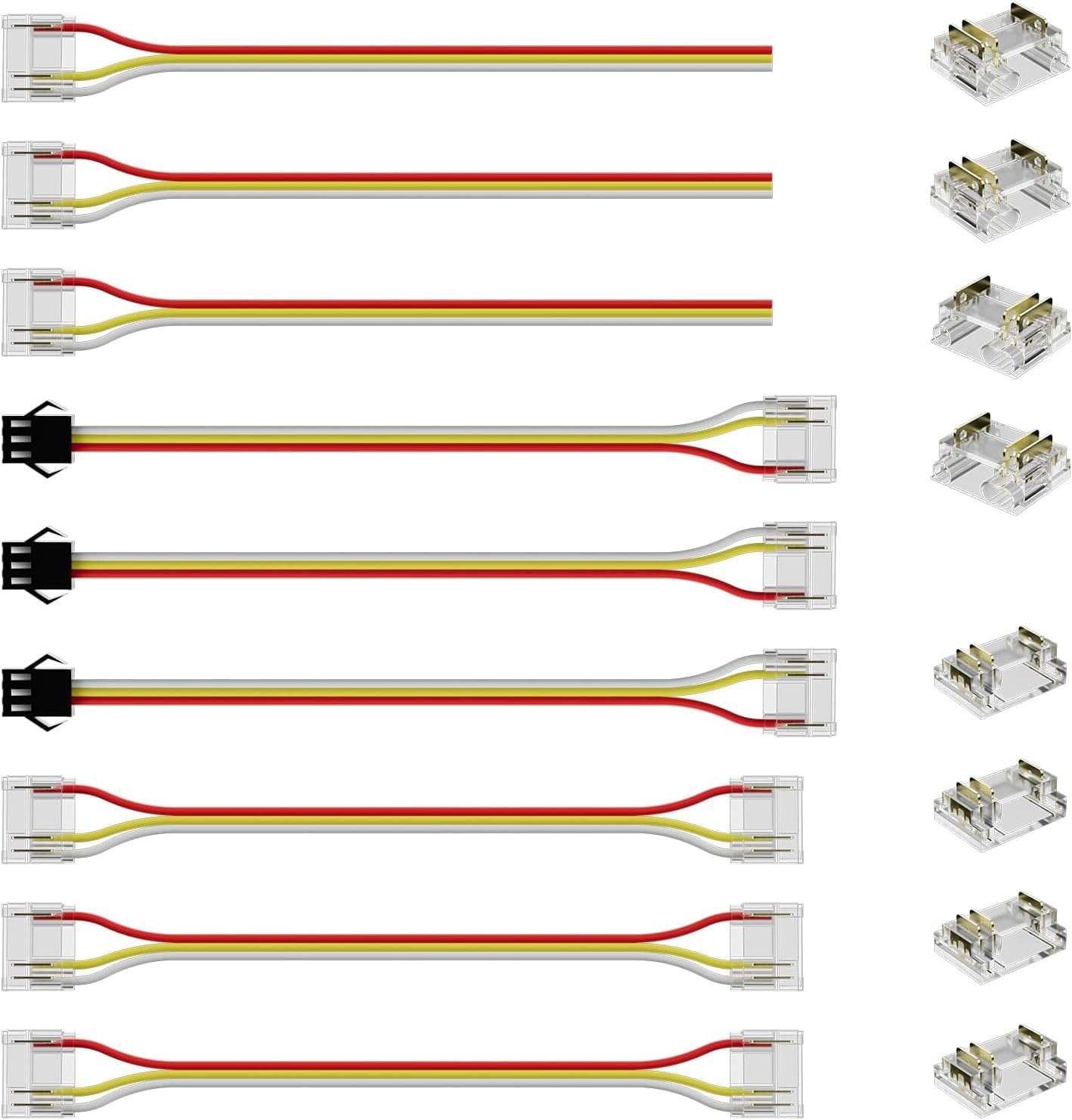 XIACOCO-12Mm Connectors For Rgb Smart Ic Cob Led Strip Light,3-Pin ... XIACOCO-12Mm Connectors For Rgb Smart Ic Cob Led Strip Light,3-Pin ...