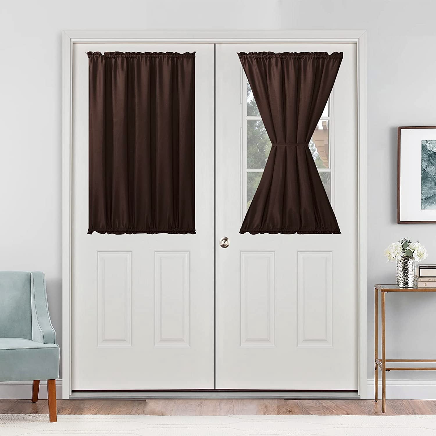 XIACOCO-White Sheer Curtains 84 Inches Long 2 Panels Set, Sheer White ...