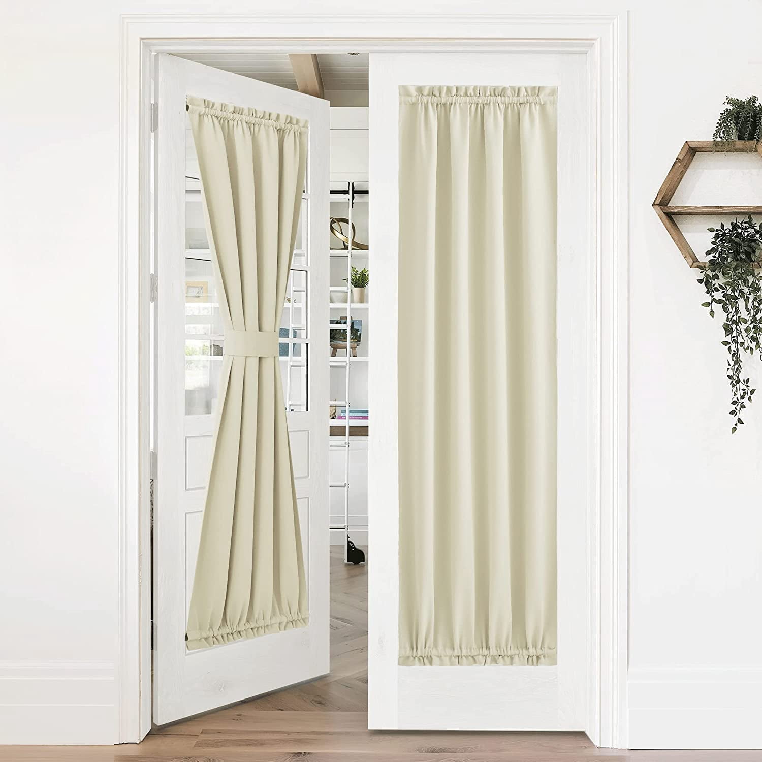 XIACOCO-White Sheer Curtains 84 Inches Long 2 Panels Set, Sheer White ...