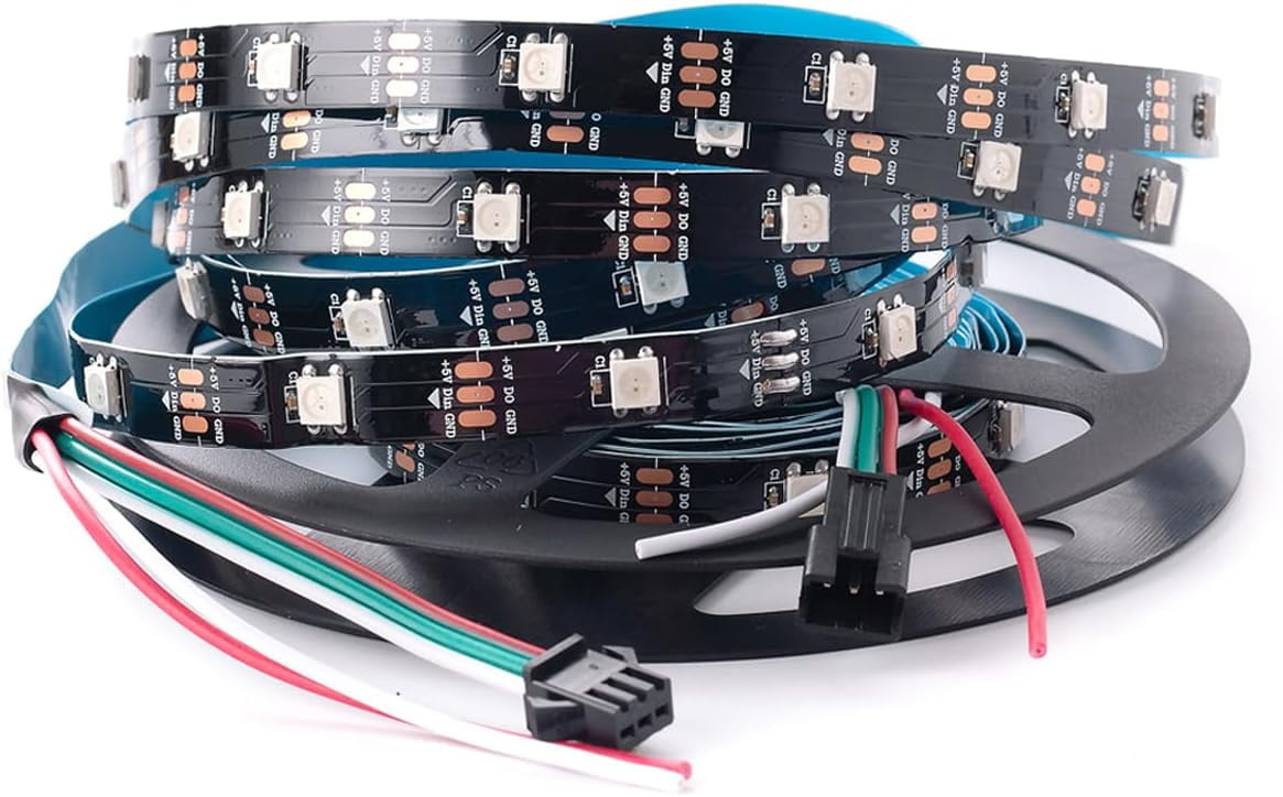 XIACOCO-Ws2812B Led Strip Individual Addressable Light Full Color Smd ...