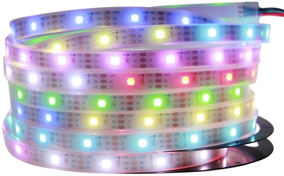 XIACOCO-Ws2812B Led Strip Individually Addressable Rgb Led Pixels Light ... XIACOCO-Ws2812B Led Strip Individually Addressable Rgb Led Pixels Light ...