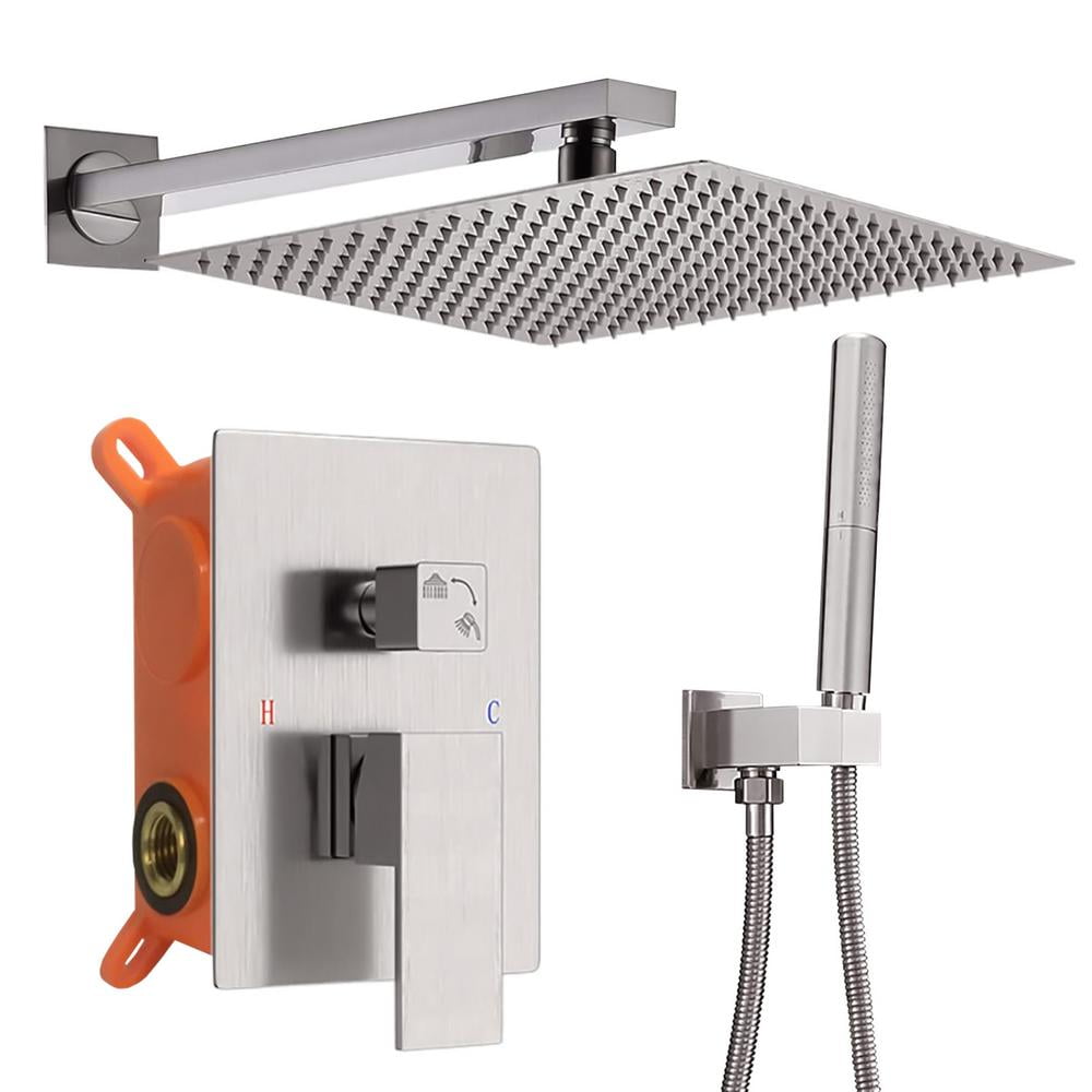 XIANERS 12 Inch Shower Faucet Set Shower Head System Metal Shower ...
