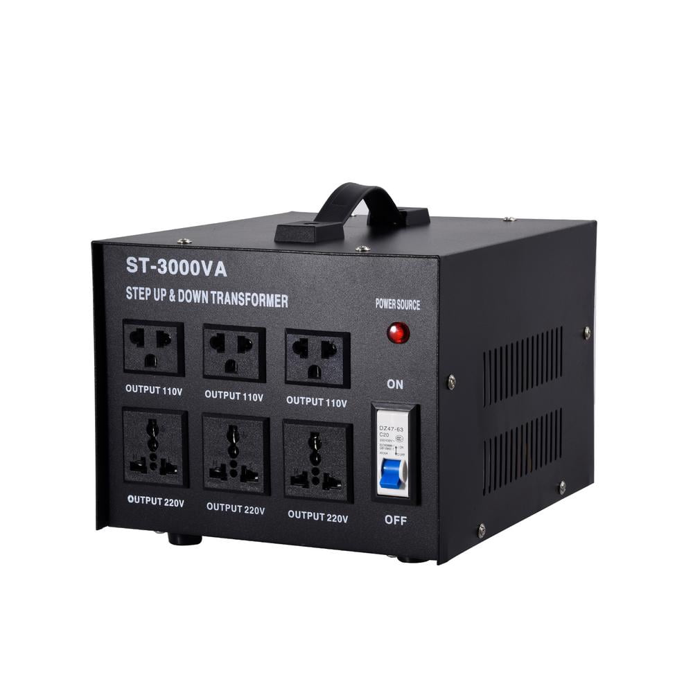 XIANERS 3000W Voltage Converter Transformer(110V to 220V, 220V to 110V ...
