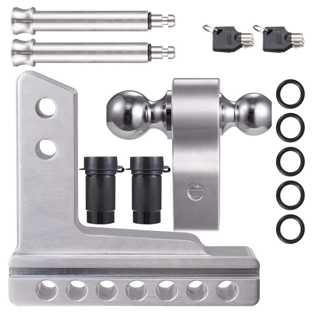 XIANERS Adjustable Trailer Hitches Heavy-Duty Trailer Ball Hitch Drop ...
