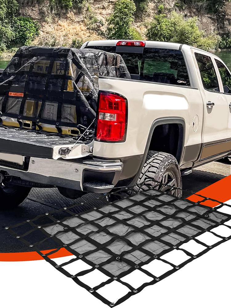 XIANERS CARGO NETS - Heavy Duty Cargo Net-1,500 lbs - Truck Accessory ...