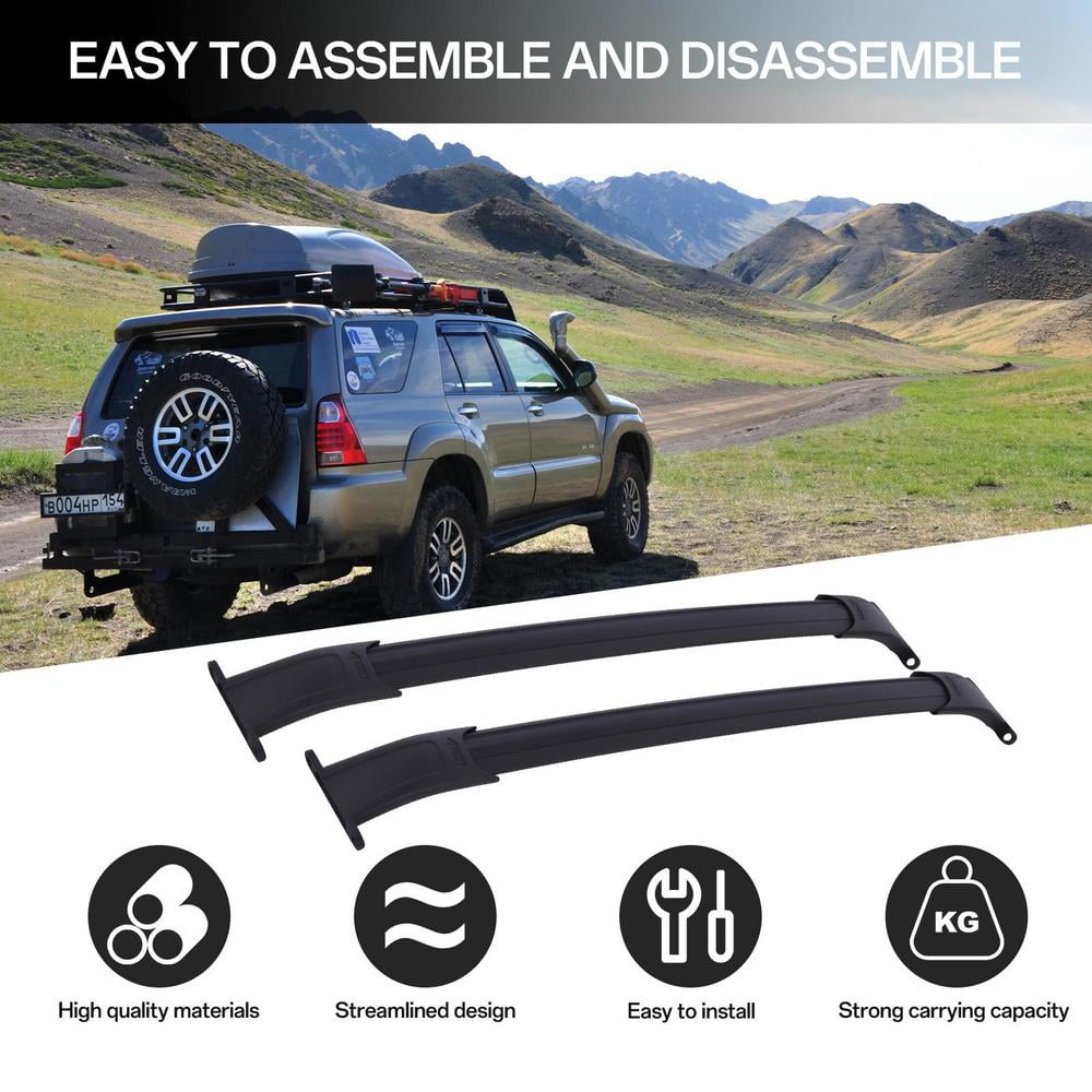 XIANERS Car Racks for Roof Aluminium Alloy Rooftop Rack Bar Lightweight ...