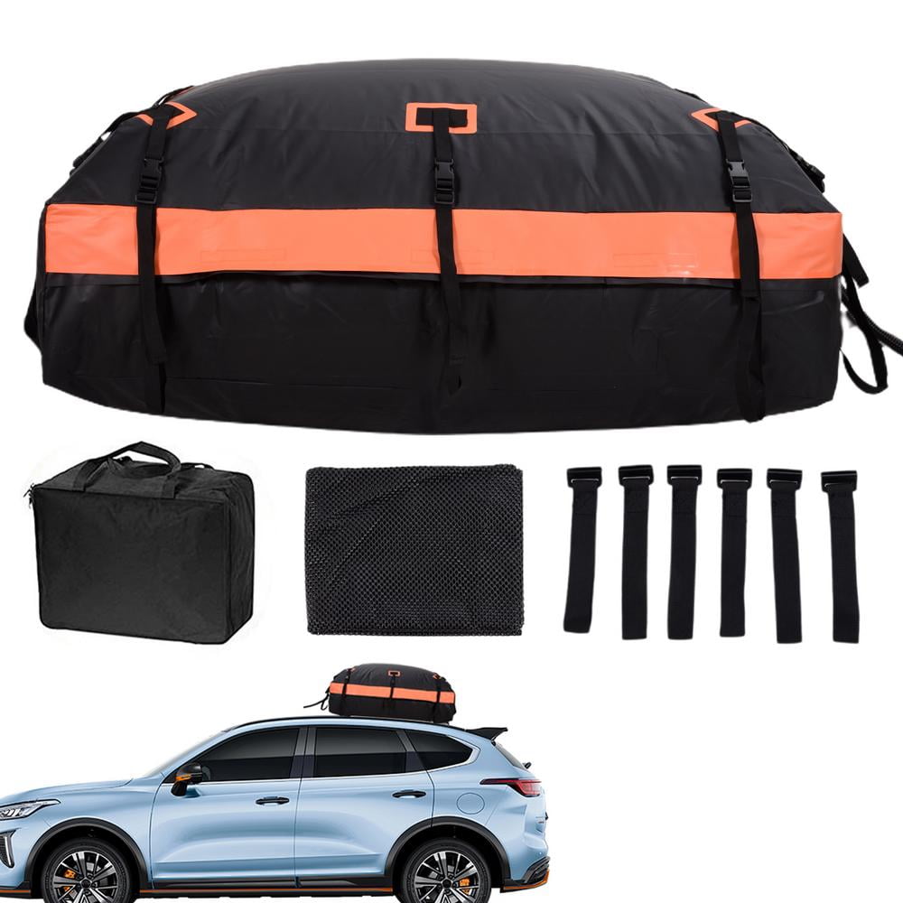 XIANERS Car Roof Top Carrier Bag 28 Cubic Foot Car Cargo Bag Large ...