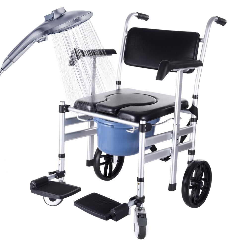 XIANERS Commode Chair For Toilet With Arms Foldable Commode Chair ...