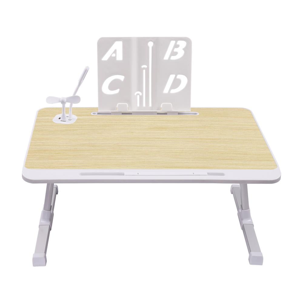 XIANERS Foldable Laptop Table for Bed Adjustable Standing Bed Desk with ...