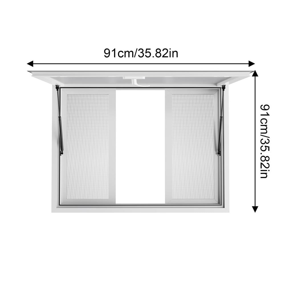 XIANERS Food Truck Window 4 Horizontal Sliding Screen Service Windows ...